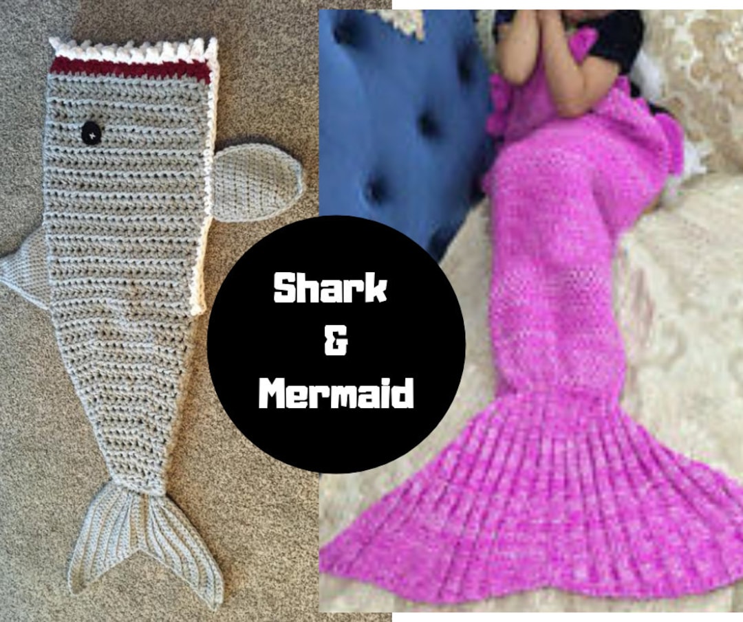 Shark & Mermaid Cozy - Etsy