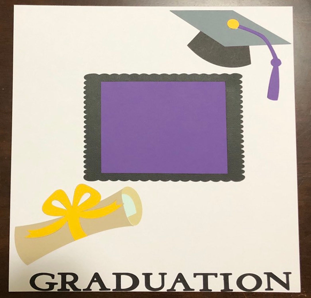 Graduation, Senior, Diploma, 12x12, Scrapbook Page, Album Page ...