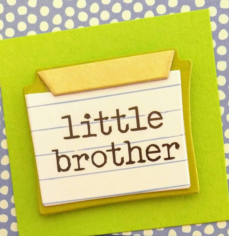 Brother Scrapbook Page: Premade 12x12 Album Layout - Etsy
