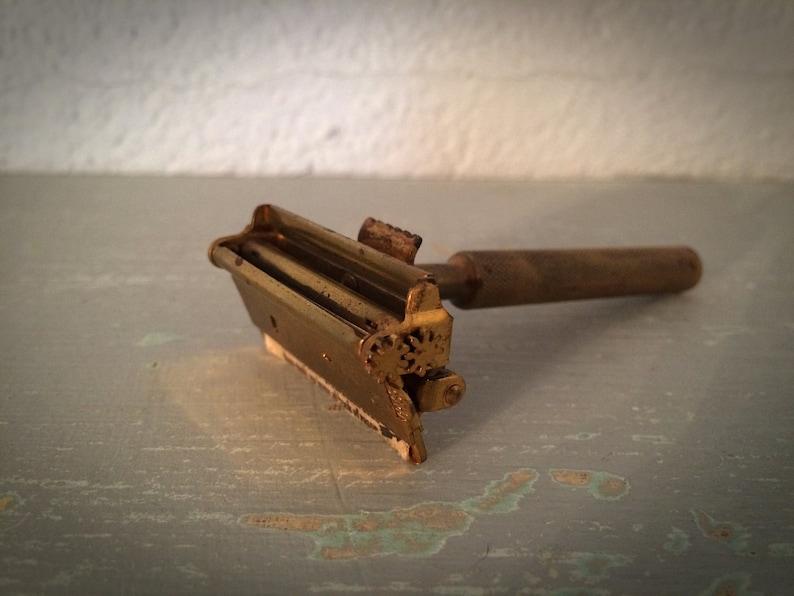 Antique 1920's Valet Gold Plated Auto-strop Safety Razor - Etsy
