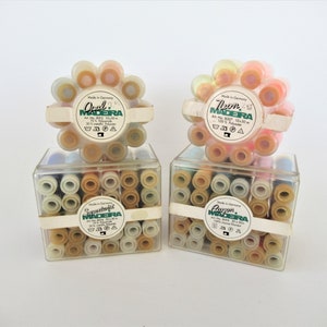 Vintage Madeira Thread Made in Germany Opal Box of 10 Neon | Etsy