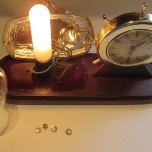 Vintage Ships Wheel & Lighthouse Clock, 1940s Gibraltar Precision Model ...