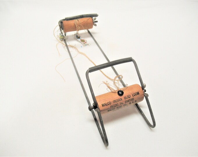 Vintage Walco Indian Bead Loom, 1950s Beading Jewelry Weaving Craft ...