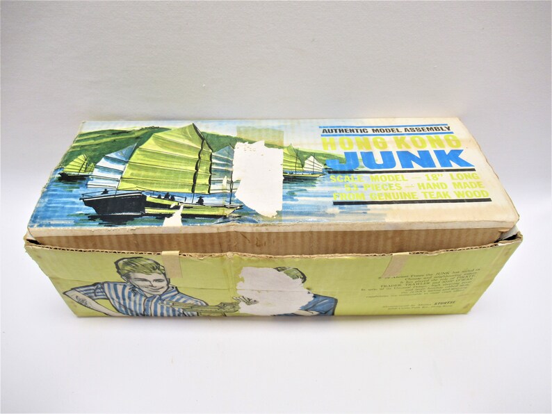 Vintage Hong Kong JUNK Boat Model Kit 1960s Teak Wood 50 Pc - Etsy