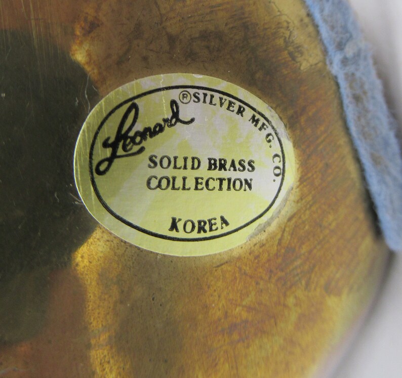 Vintage Leonard Brass Victorian Boot Vase Made Korea Solid - Etsy