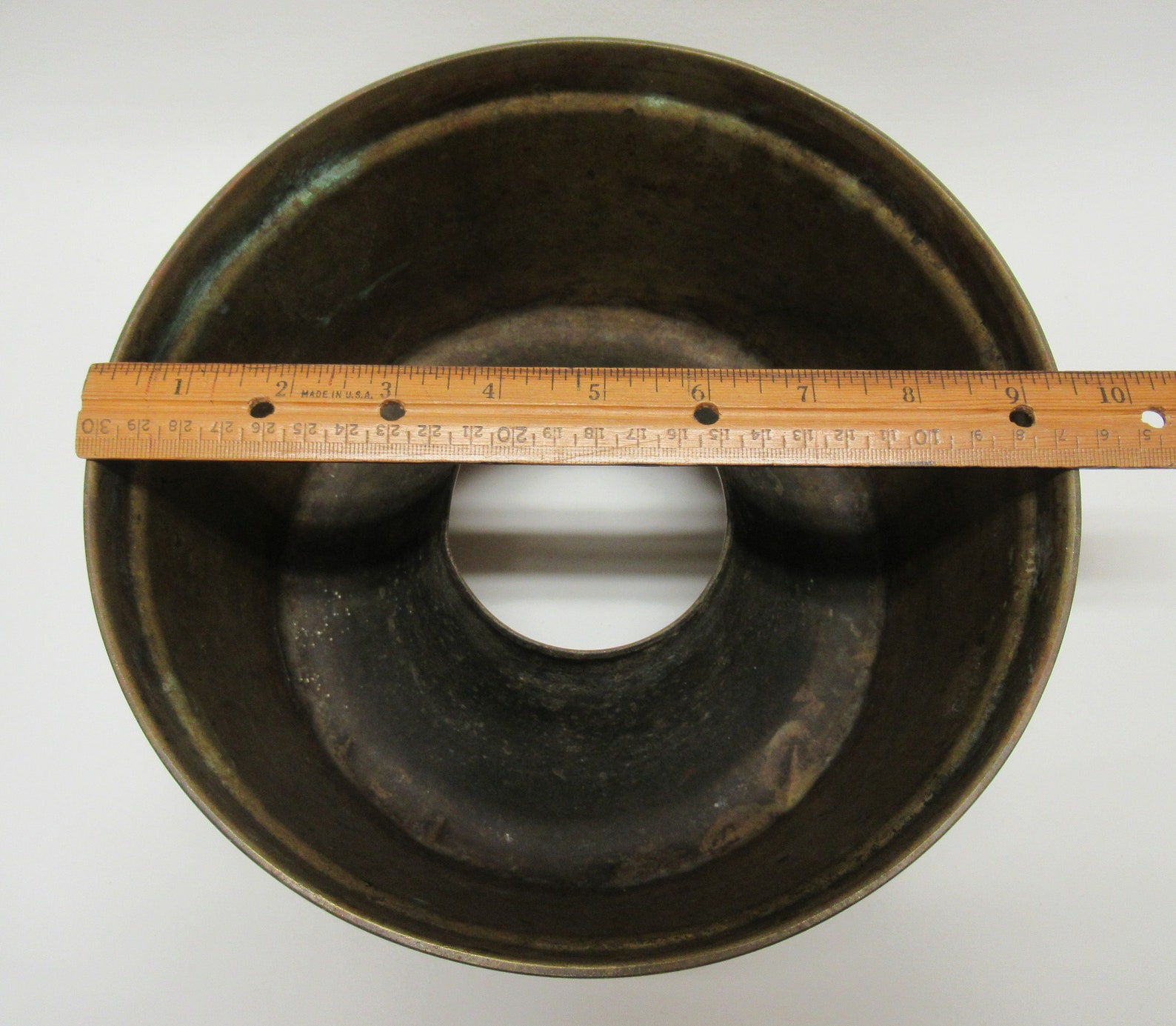 Vintage Solid Brass Cake Pan Early American Antique Bundt - Etsy