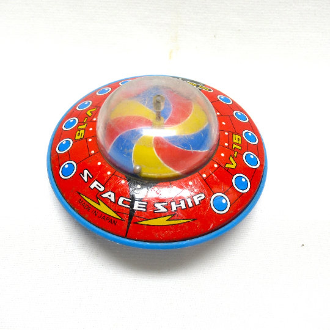 Vintage Toy Spaceship V - 15 Tin Litho & Plastic, 1960s Made in Japan ...