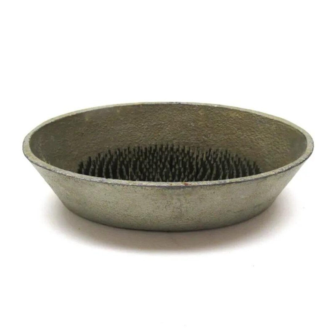 Vintage Oval Flower Pin Frog, Cast Aluminum Metal Flower Arranging ...