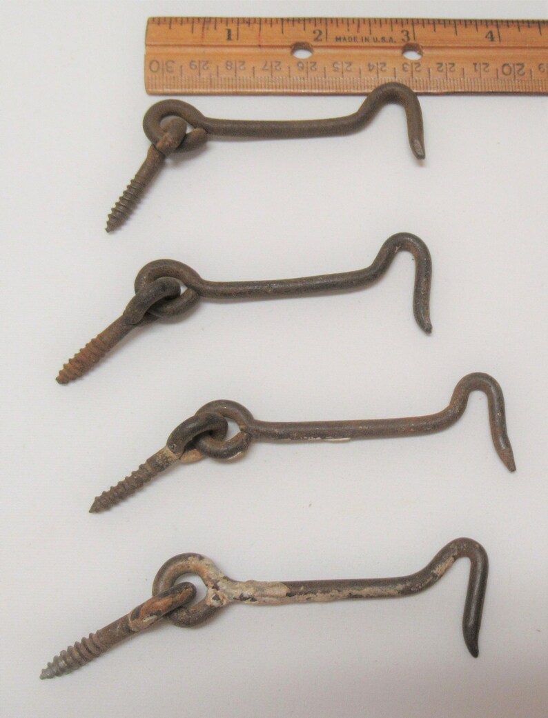 Vintage Lots of Gate Latch Hooks Primitive Rusty Chippy with | Etsy
