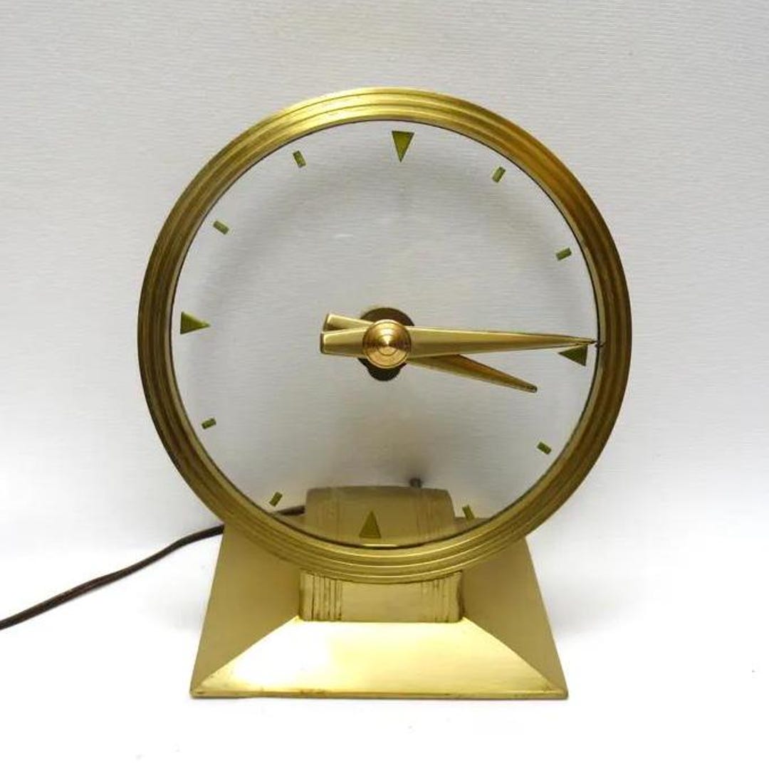 Vintage Haddon Golden Vision Model 70 Clock, 1950s "see Through ...