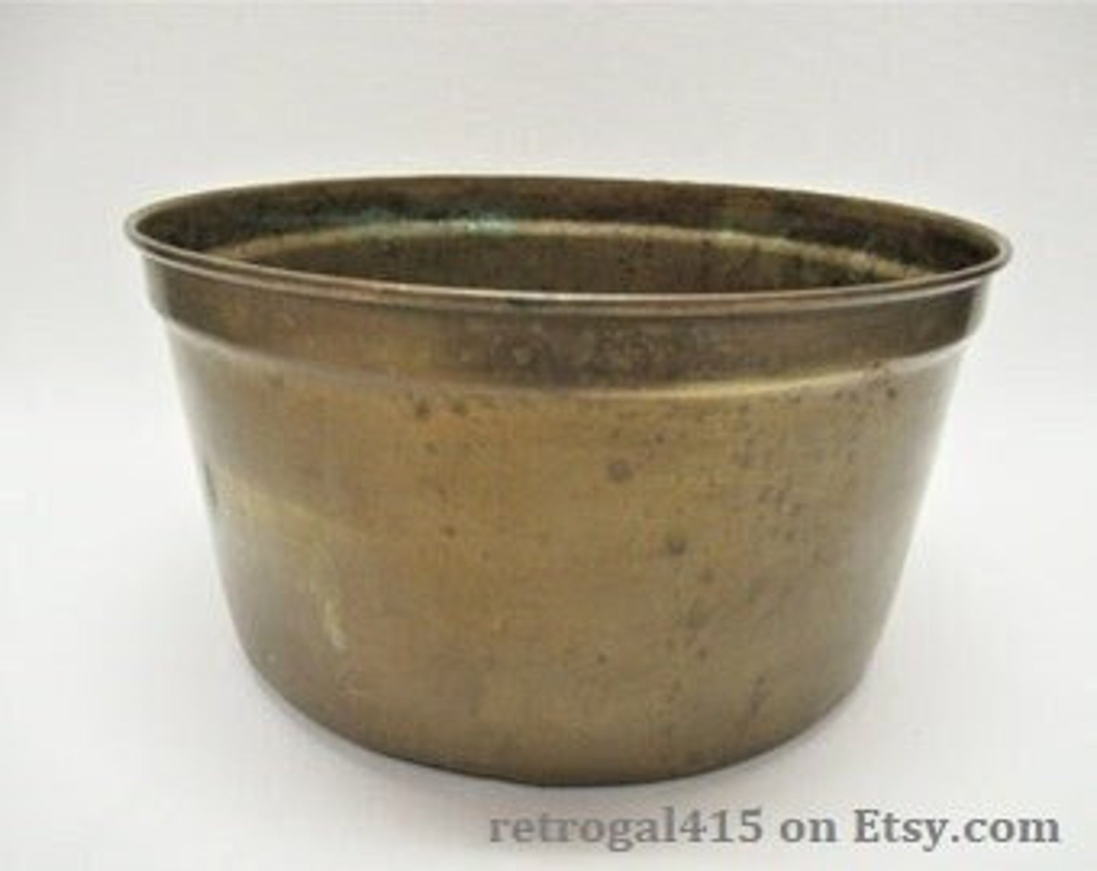 Vintage Solid Brass Cake Pan Early American Antique Bundt - Etsy