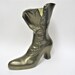Vintage Leonard Brass Victorian Boot Vase, Made Korea Solid and Heavy ...