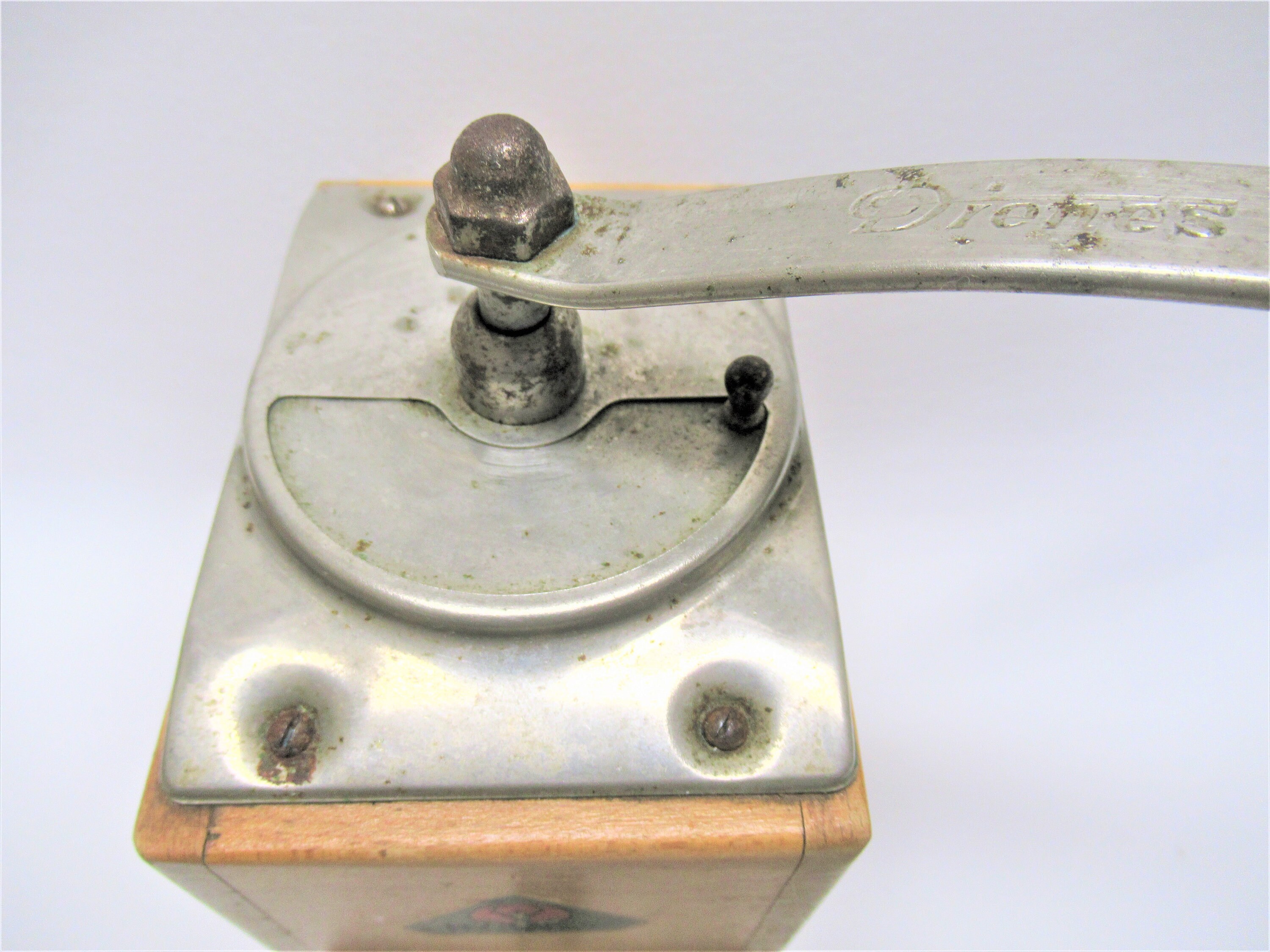 Vintage Diene's PE DE Coffee Mill, SMALL German Crank Handle Grinder ...