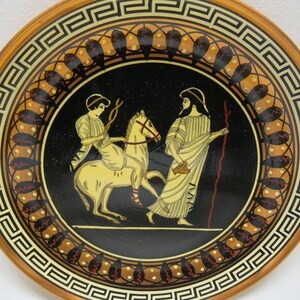 Vintage Mercury Greek Handicraft Copper Plate Set 18 Apollo | Etsy