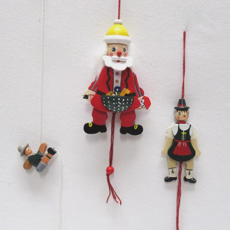Pull String Puppet - Etsy