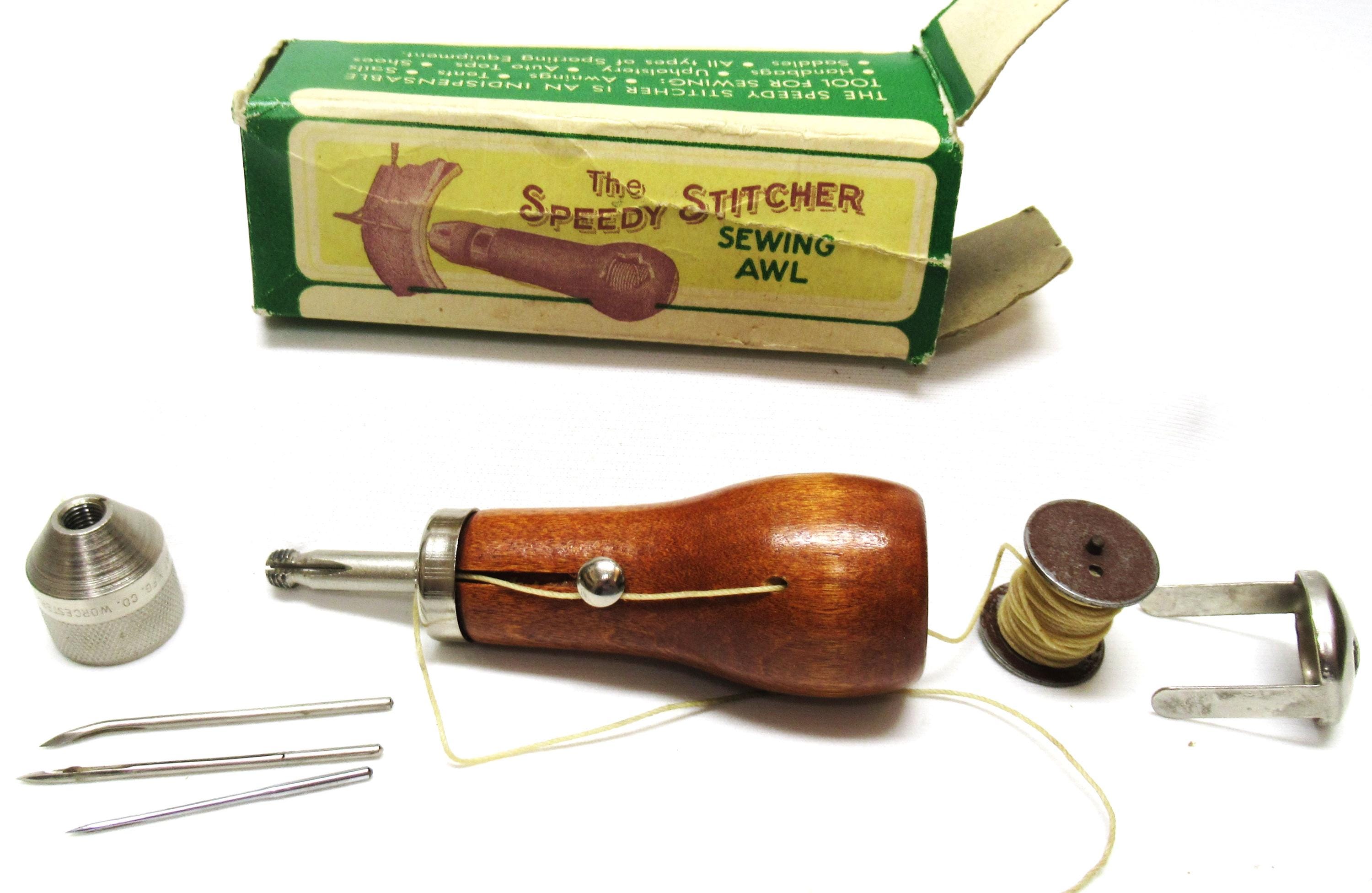 Vintage Sewing Awl, the Speedy Stitcher, 1950s Tool Made USA Gadget for ...