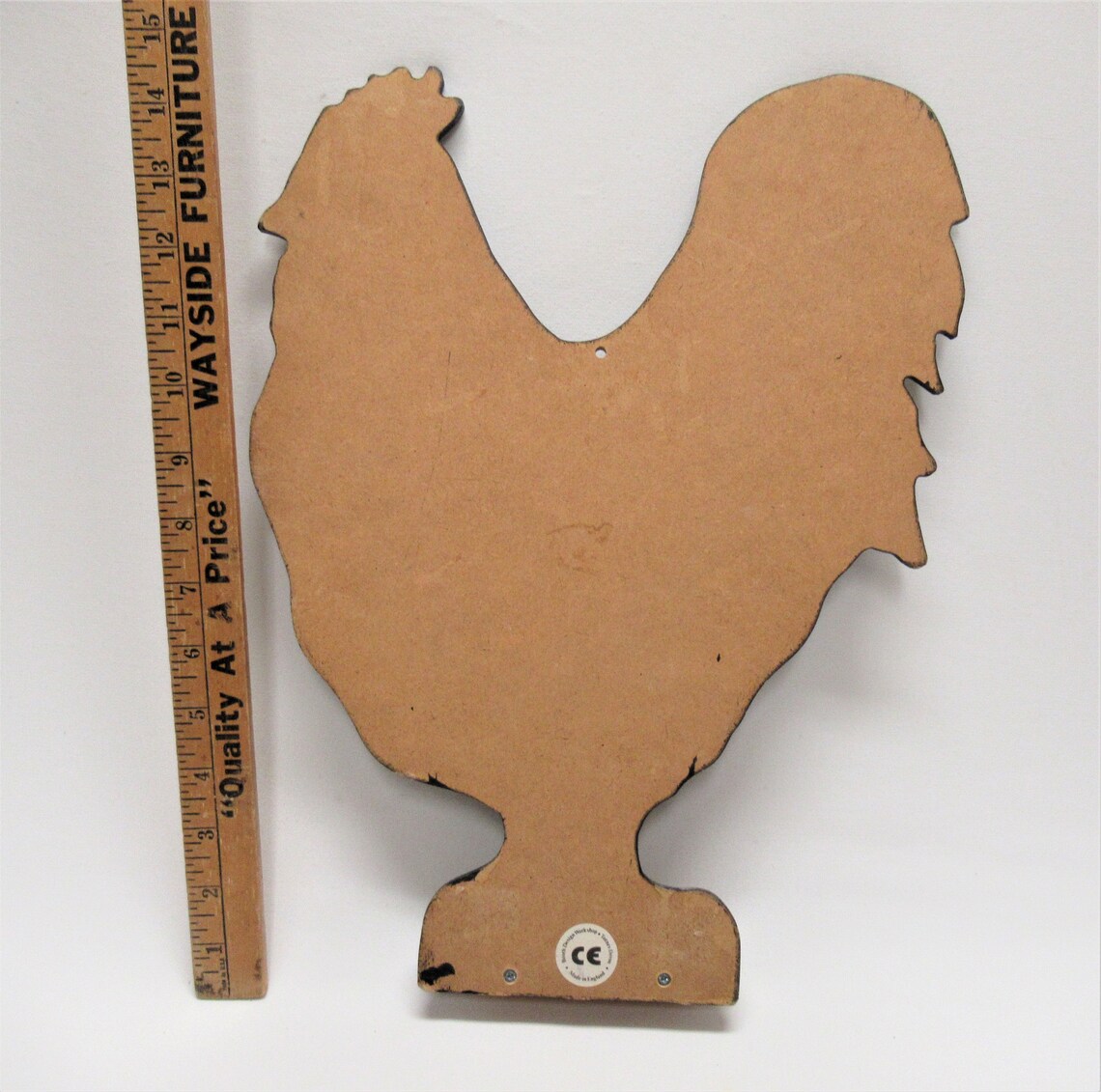 Vintage Black & Red Rooster Plaque Hanging Kitchen Chalkboard | Etsy