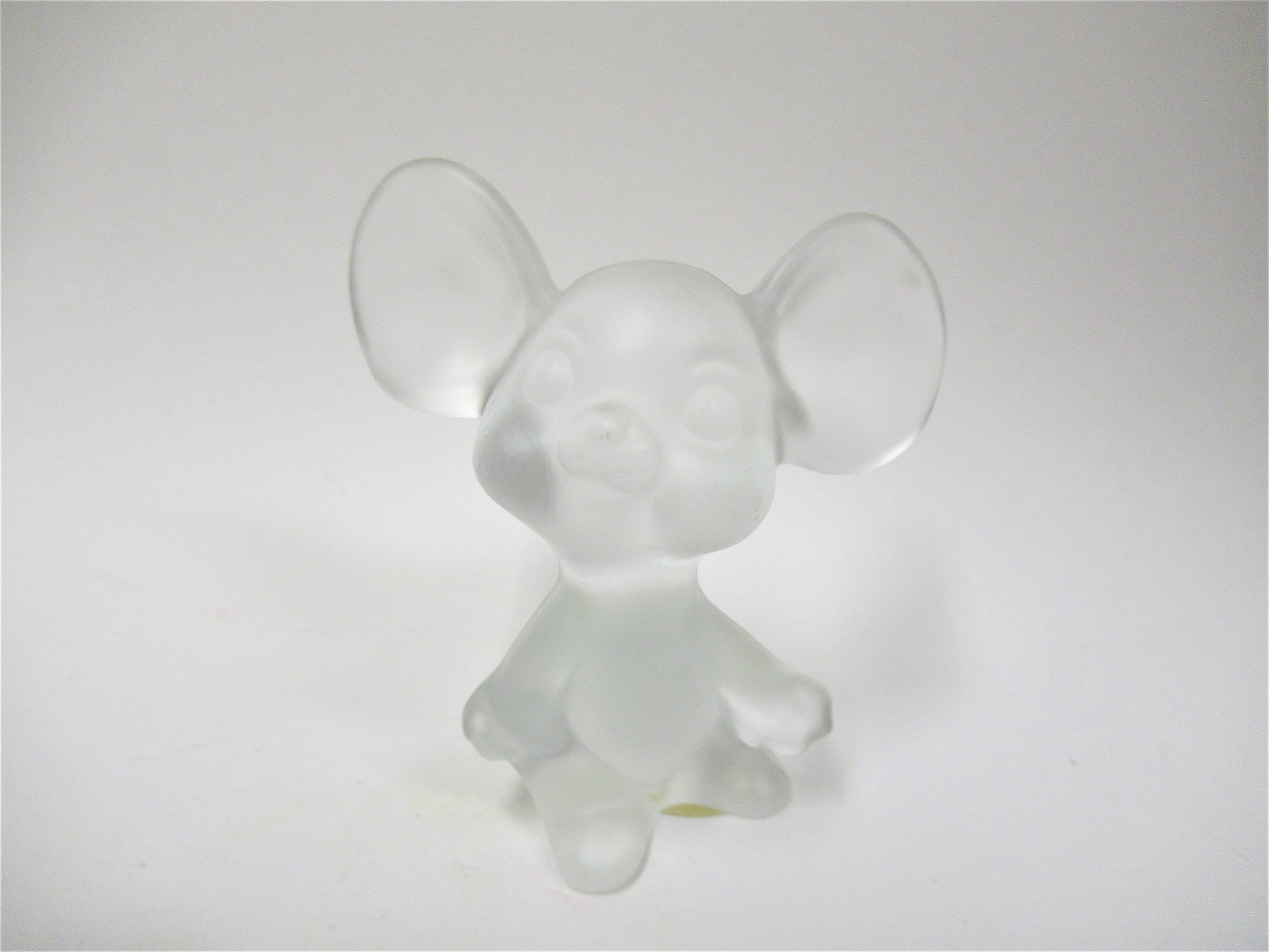 Vintage Fenton Satin Glass Big Ear Mouse 1980s With Original - Etsy