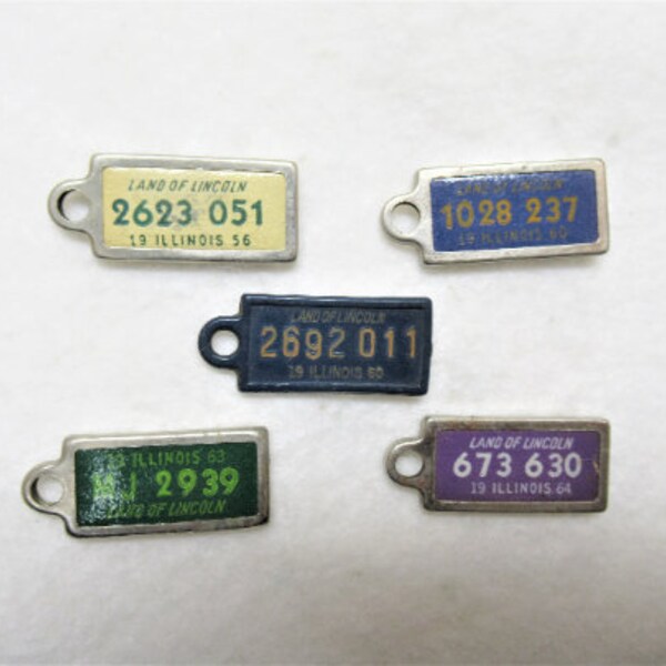 Miniature License Plates - Etsy