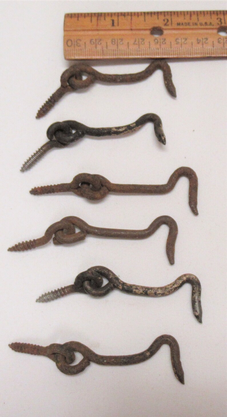 Vintage Lots of Gate Latch Hooks Primitive Rusty Chippy with | Etsy
