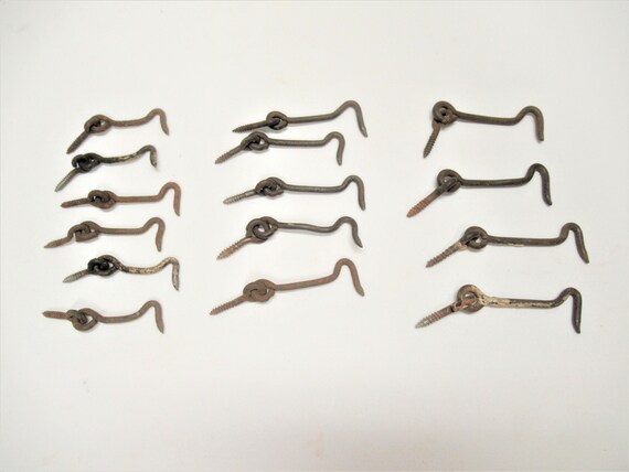 Vintage Lots of Gate Latch Hooks Primitive Rusty Chippy with | Etsy