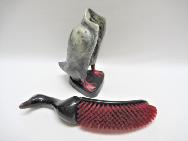 Vintage Swank "bird Brush" 1950s Molded Plastic Duck Clothes Brush ...