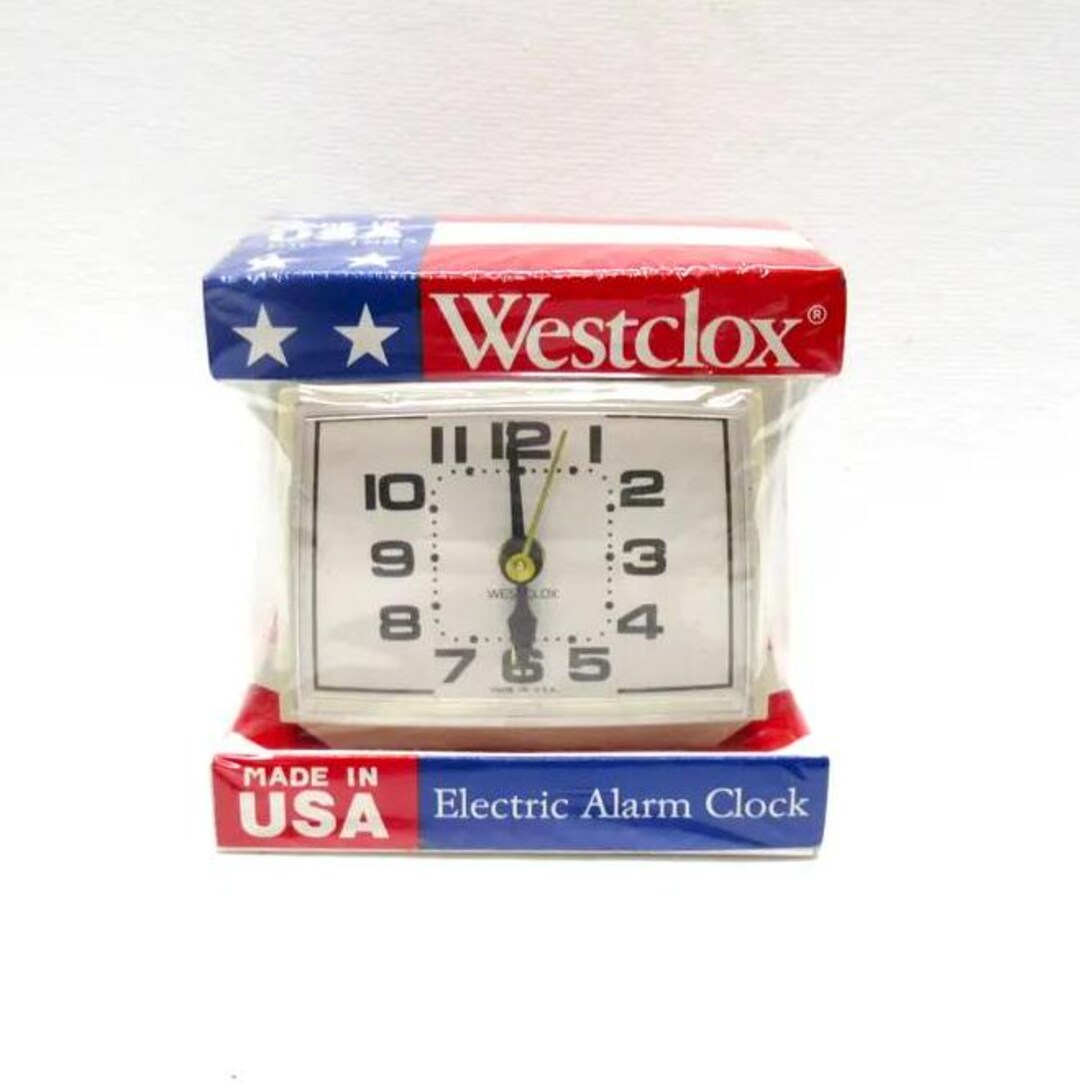 Vintage Westclox Electric Alarm Clock, 1980s Beige Bold II, Made in USA ...