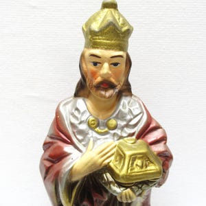 Vintage Melchior ONLY From Old Japan Nativity Set, Chalkware With a ...
