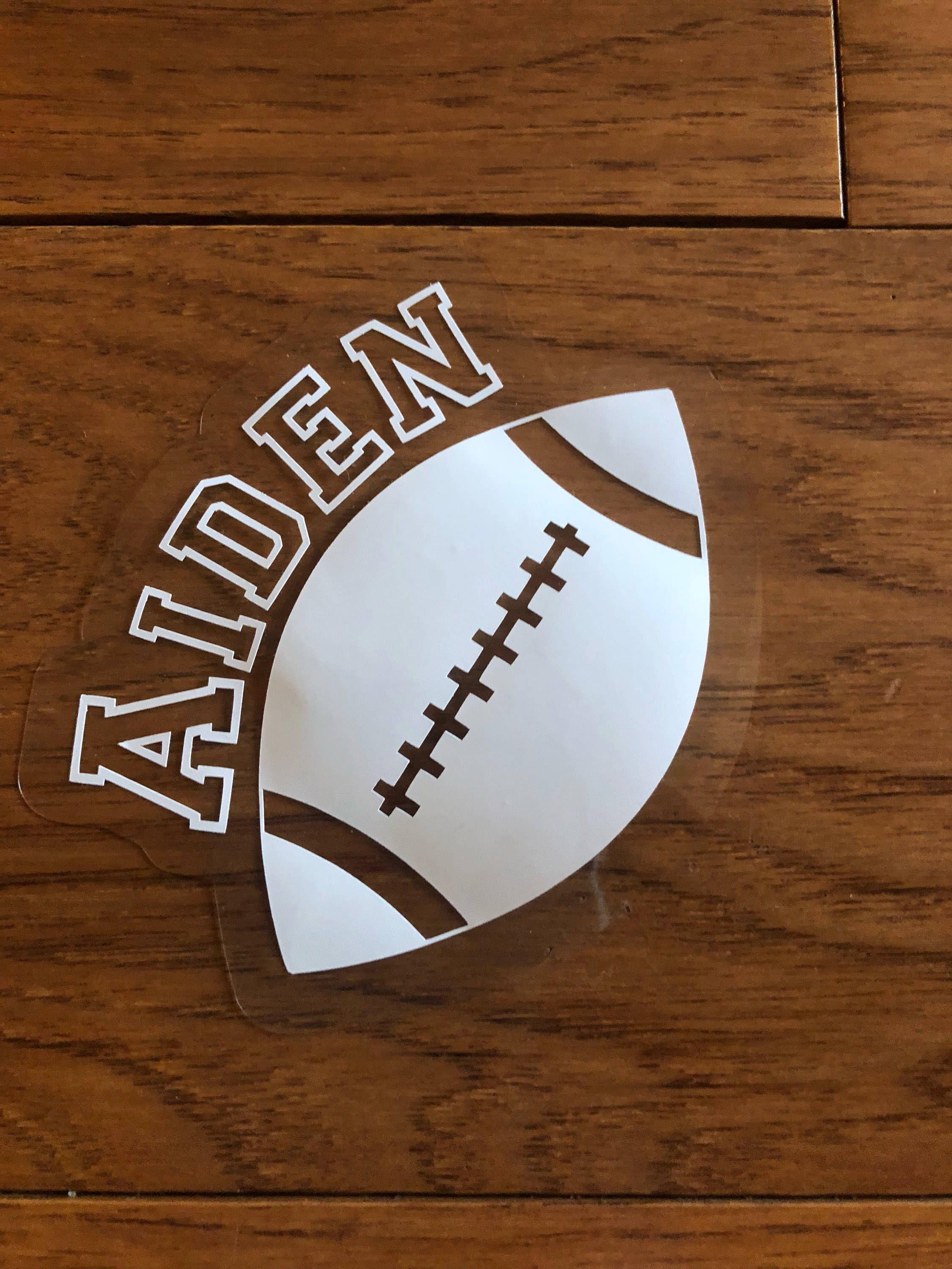 Custom Decal, Window Cling, Vinyl Decal, Car Window Decal, Sport, Son ...