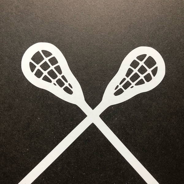 Lacrosse Window Decal - Etsy