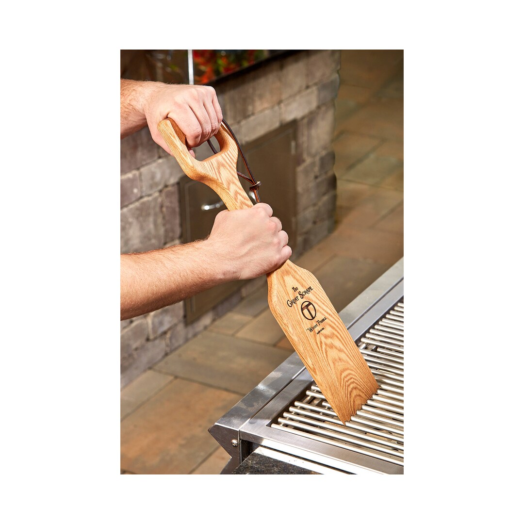 Great Scrape Woody Shovel the Ultimate BBQ Cleaning Tool - Etsy