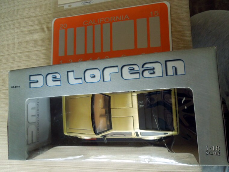 Delorean, California 2015 Futuristic License Plate, Doc Brown's ...