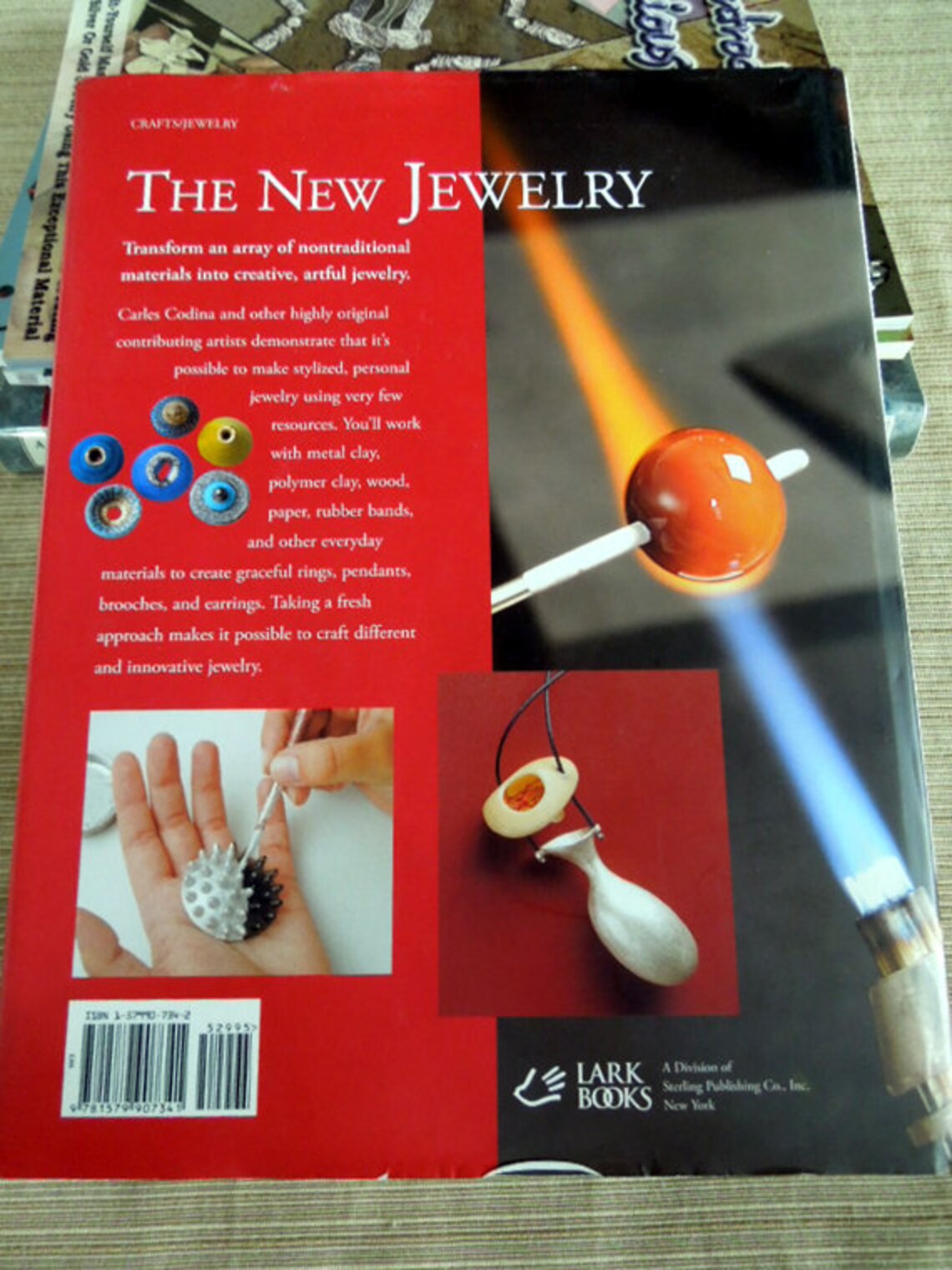 Hardbound Book, the New Jewelry Contemporary Materials and Techniques ...