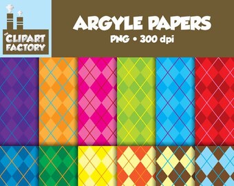 Clip Art: Assorted CMYK Backgrounds 12 Digital Paper | Etsy