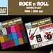 Clip Art: Rock N Roll Fun Bundle Pack - 18 Digital Papers-8 Color ...