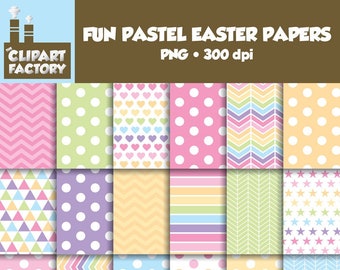 Clip Art: Fun Triangle Pattern Backgrounds 18 Digital Papers | Etsy