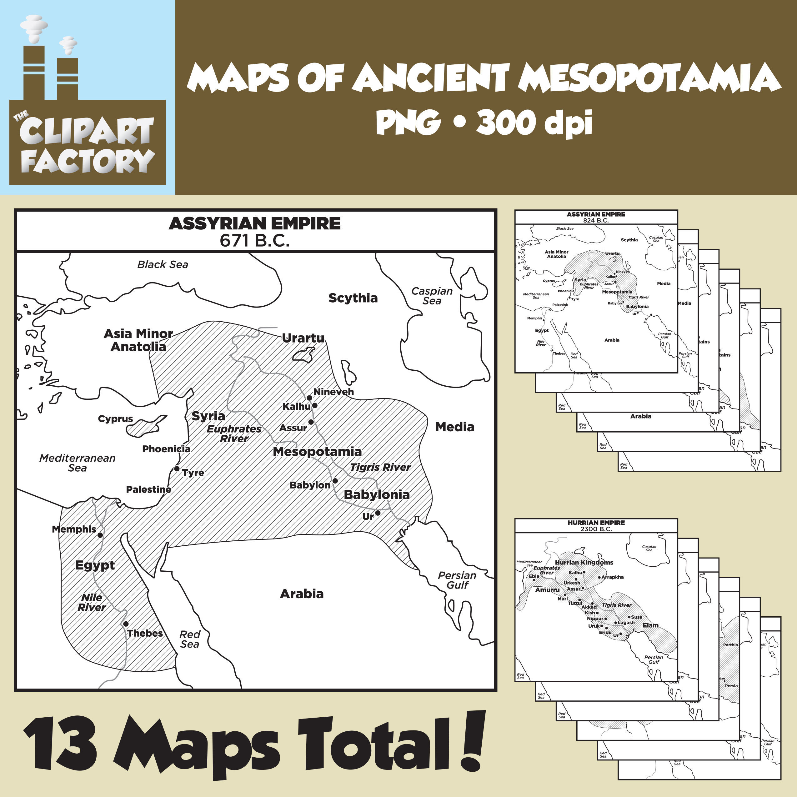 Blank Mesopotamia Maps For Kids
