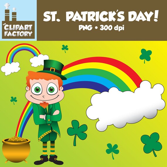 Clip Art: St. Patrick's Day Fun Holiday St. | Etsy