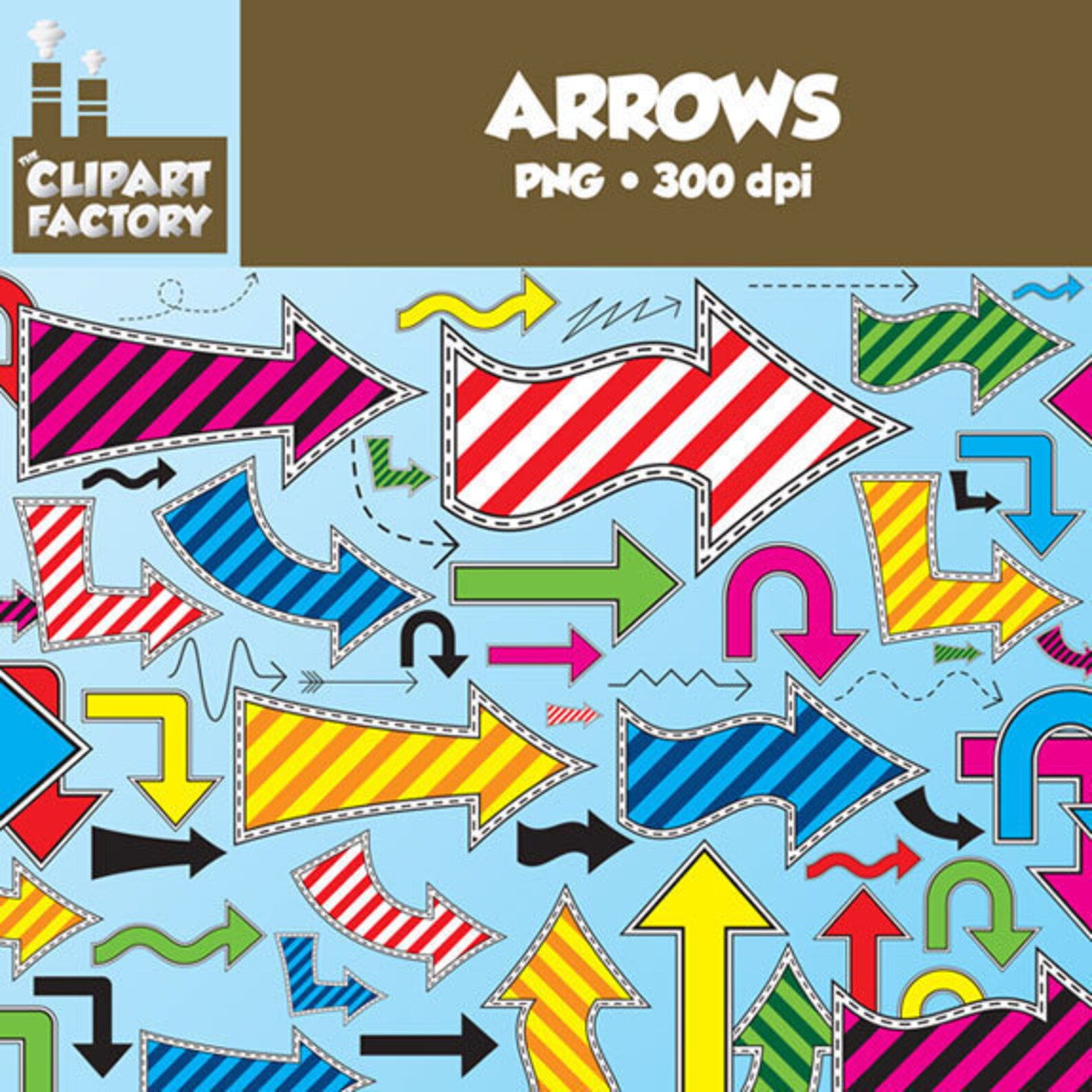 Clip Art: Assorted Arrows - Etsy