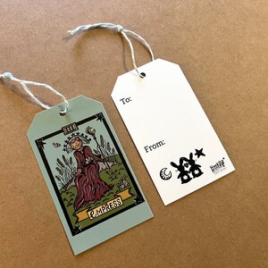 Empress Cat Tarot Gift Tags set of 5 - Etsy