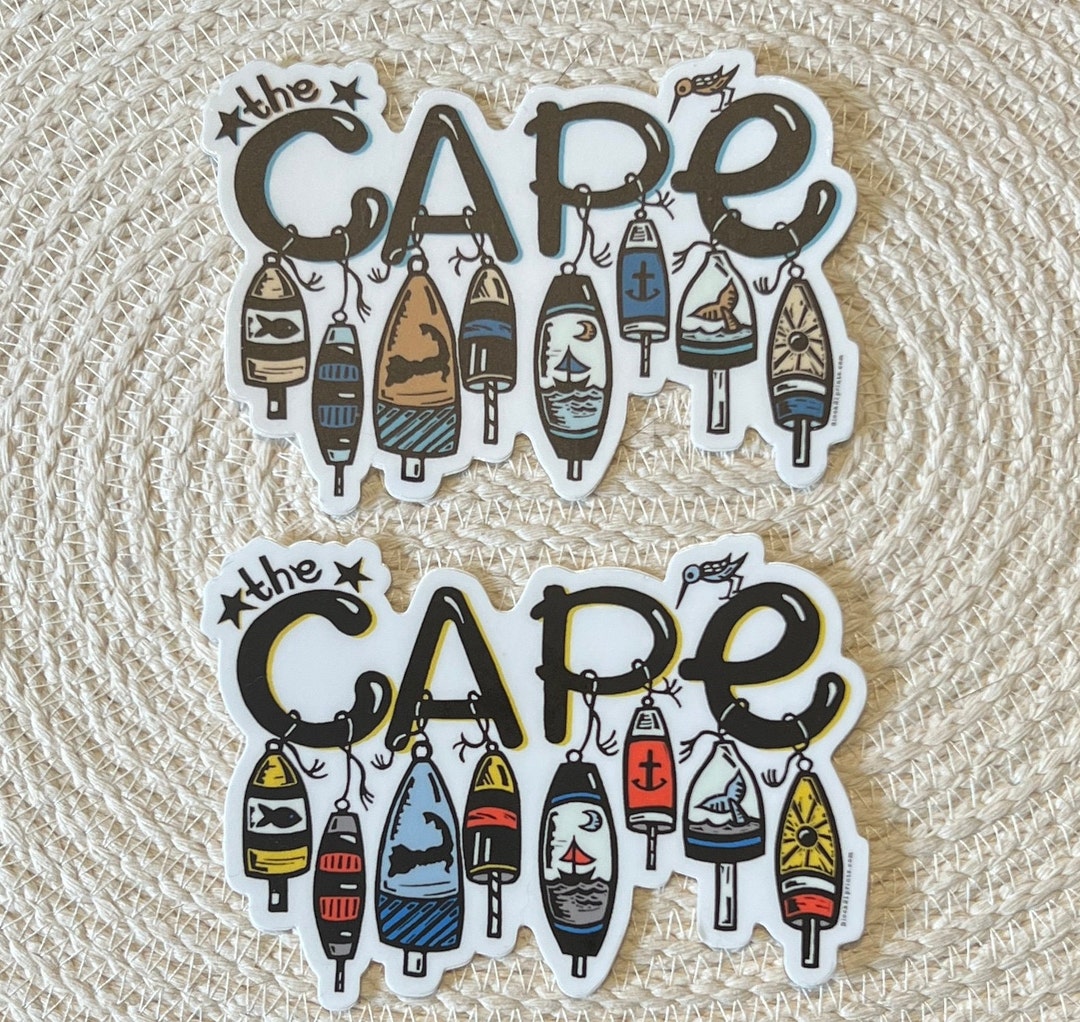 Cape Cod Massachusetts BUOY Die-cut Vinyl Sticker Weather Proof Decal ...