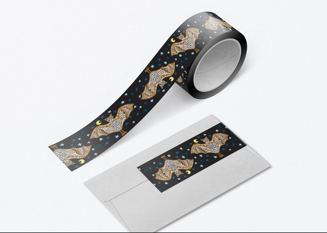 Flying Bats and Stars Washi Tape - Etsy