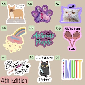 Vet Tech Stickers Bundle, Veterinary Sticker Collection, Vet Student ...