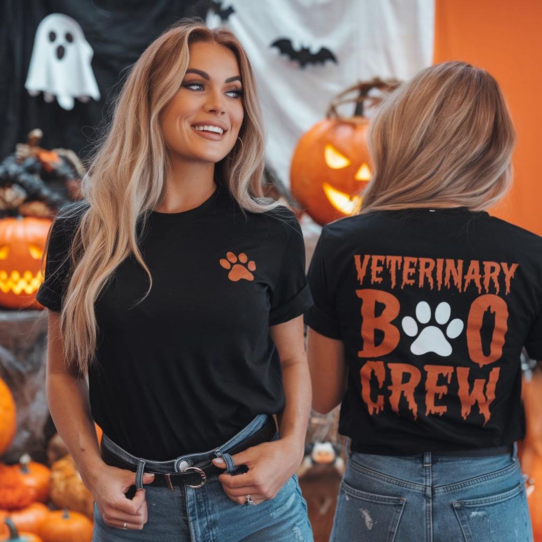 Veterinary Boo Crew Halloween T-shirt: Vet Tech Gift - Etsy