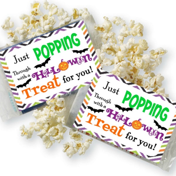 Halloween Popcorn Wrapper - Etsy