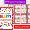 Chalk Full of Fun Valentine's Day Printable Tag -instant Download ...