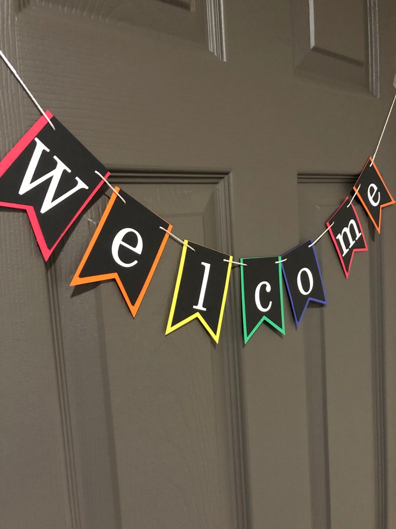 Classroom Welcome Door Banner Decoration Back to School - Etsy