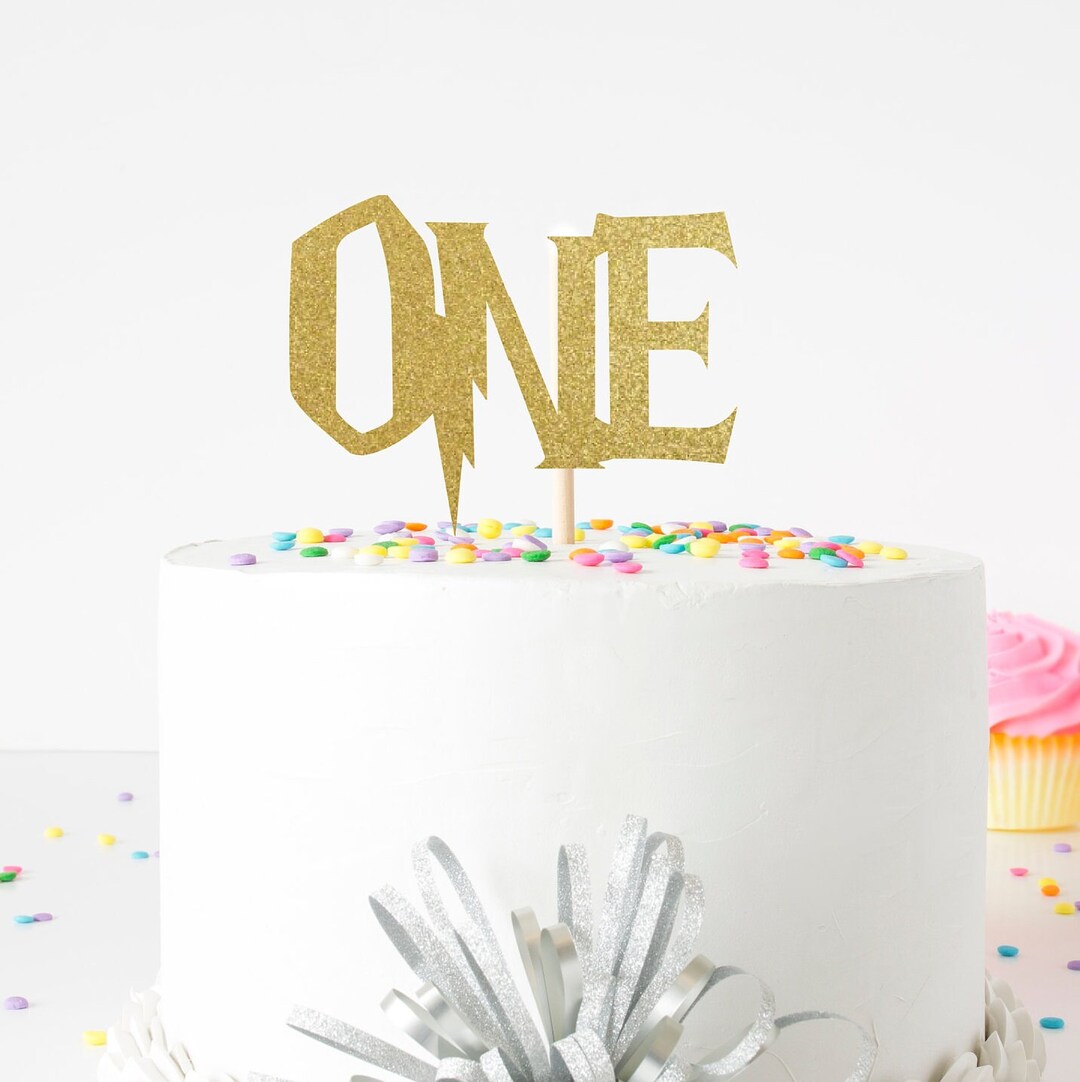 Wizard One Cake Topper, First Birthday, Wizard Birthday, Party ...
