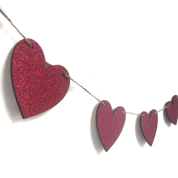 Heart Garland - Etsy