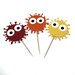 Quarantine Birthday Party Cupcake Toppers Germ Virus Theme Party ...